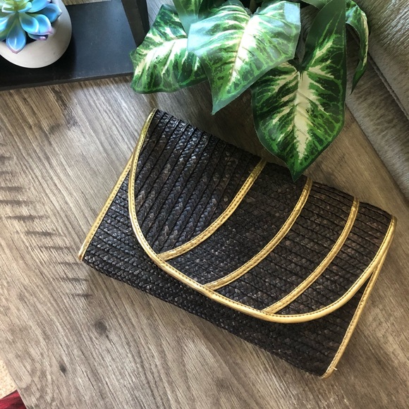 Bags | Vintage Woven Envelope Style Purse | Poshmark